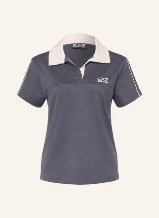 Emporio Armani ea7 Emporio Armani Jersey-Poloshirt Train Sporting Club grau