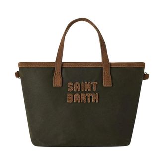 MC2 Saint Barth Mini City Bag - Femme - Sacs - Vert - Taille: ONE Size