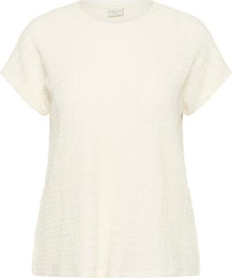 Kaffe Curve Femme, Tops, Blanc, Taille: 38 FR T-shirt basique