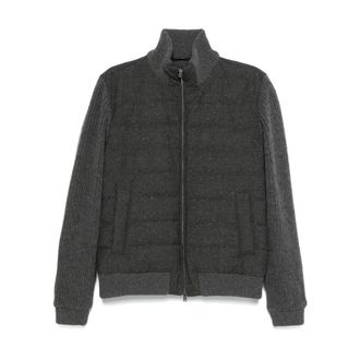 Herno Homme, Vestes, Gris, Taille: 2XL Veste Grise Matelassée Anthracite Duvet