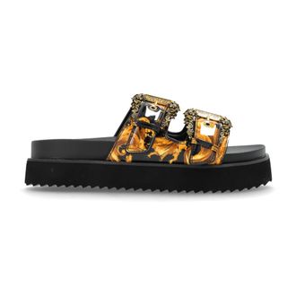 Versace Jeans Couture Femme, Chaussures, Multicolore, Taille: 37 EU Platform Slides