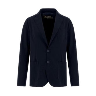 Herno Homme, Vestes, Bleu, Taille: XL Blazer Scuba Léger