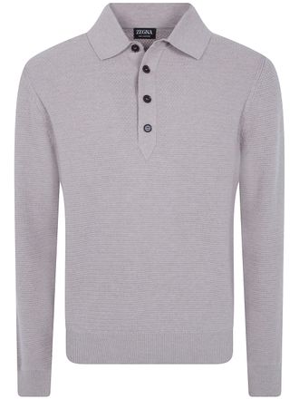 Ermenegildo Zegna Polo Neck Sweater Z Lux Leisurewear