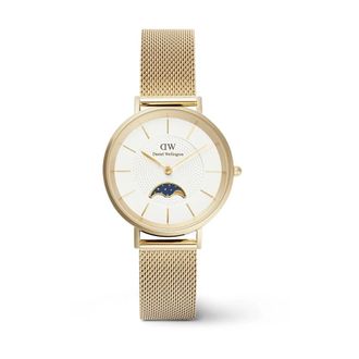 Daniel Wellington Femme, Accessoires, Jaune, Taille: ONE Size &Eacute;l&eacute;gante Montre de Dames Lune Dor&eacute;e