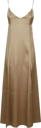 Forte_Forte Femme, Robes, Brun, Taille: 36 FR Satin Slip Dress
