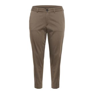 Kaffe Curve Femme, Pantalons, Brun, Taille: 44 FR Pantalon Chino Marron