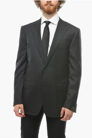 Corneliani Notch Lapel MANTUA Virgin Wool Blazer size 46