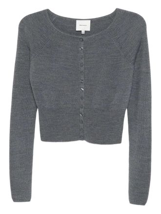 Reformation Cardigan aus Merino - Grau