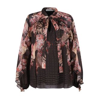 Zimmermann Damen, Blusen & Hemden, Mehrfarbig, XSGr&ouml;&szlig;e