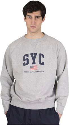 Sebago Homme, Sweatshirts et sweats &agrave; capuche, Gris, Taille: M SweaT-shirt Stockton