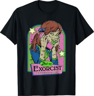 Steven Rhodes Dial an Exorcist Retro Vintage Funny Adult Humor T-Shirt