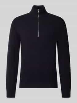 Cinque Regular Fit Strickpullover mit Troyer-Kragen