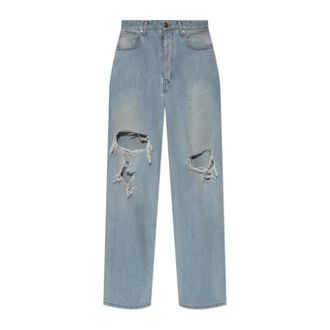 Balenciaga Jeans mit Vintage-Effekt - - Jeans - Damen - Blau - M
