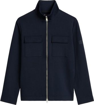 Marc O'Polo Jersey-Overshirt aus Bio-Baumwoll mit Zip, Regular Fit in