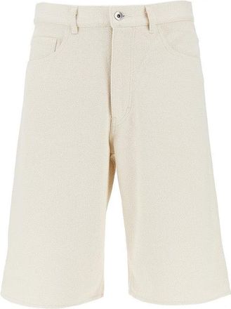 Auralee Silk denim shorts Man IV