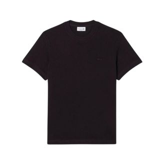 Lacoste Homme, Tops, Brun, Taille: XL T-shirt en coton ajour&eacute; - porto