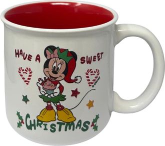 Cartoon Tasse Minnie Disney Weihnachtsmotiv Keramik Mug Tasse Fr&uuml;hst&uuml;cksschale 414 ml f&uuml;r Kinder