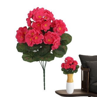 Generico K&uuml;nstliche Geranium-Blumen, 36,5 x 20 cm, realistische UV-Resistenz, Geranium, lang-Lasting Vibe, k&uuml;nstliche k&uuml;nstliche Simulation von Blumen f&uuml;r Wohn