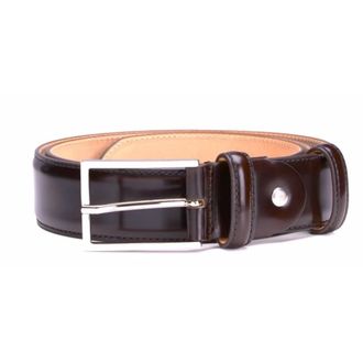 Doucal's Ceinture ajustable en cuir - Homme - Accessoires - Brun - Taille: 105 CM