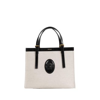Versace Rivi&egrave;re Canvas Tote Bag