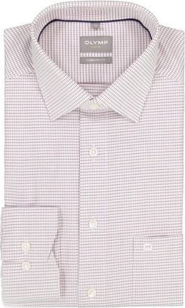 Olymp Herren Hemd rosa Baumwolle