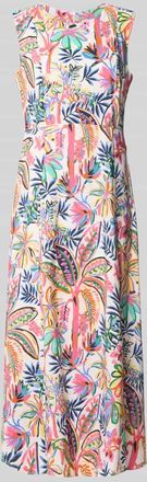 Milano Relaxed Fit Midikleid mit floralem Allover-Print