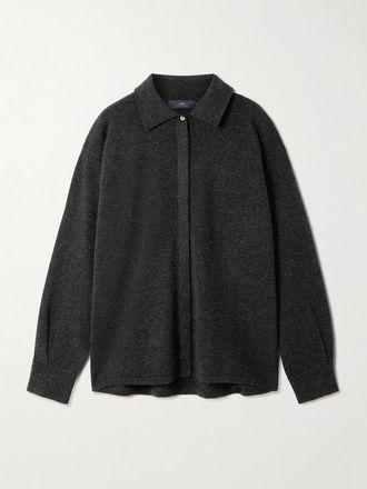 arch4 Cardigan En Cachemire Biologique Foxridge - Gris