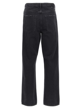 Golden Goose Mens Black Cotton Straight-Leg Jeans Clothing