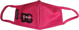 Dolce & Gabbana Logo Print Gesichtsmaske - - Accessories - Herren - Rosa - ONE SIZE