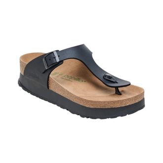 Birkenstock Plateau Sandalen Gizeh - - Shoes - Damen - Schwarzk - 36 EU