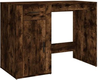 vidaXL Bureau Ch&ecirc;ne fum&eacute; 100x49x75 cm Bois ding&eacute;nierie Vidaxl