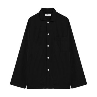 Tekla Homme, Vestes, Noir, Taille: S Chemise Boutonn&eacute;e Coupe D&eacute;contract&eacute;e