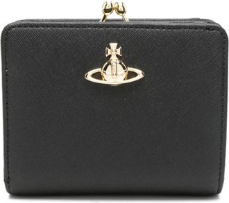 Vivienne Westwood Femme, Accessoires, Noir, Taille: ONE Size Wallet Fr Pkt