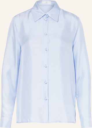 Riani Riani Hemdbluse Aus Seide blau