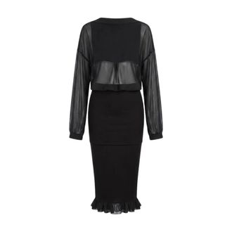 Jacquemus Femme, Robes, Noir, Taille: 36 FR La Robe Siroco