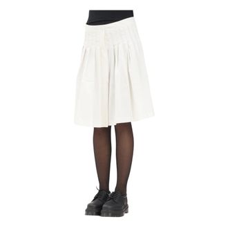Dickies Femme, Jupes, Blanc, Taille: 38 FR Dellrose Midi Skirt