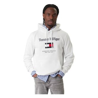 Tommy Hilfiger Herren, Sweatshirts & Hoodies, Wei&szlig;, XLGr&ouml;&szlig;e