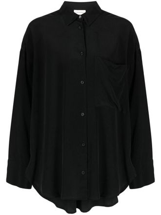 By Malene Birger Derris Bluse aus Seide - Schwarz