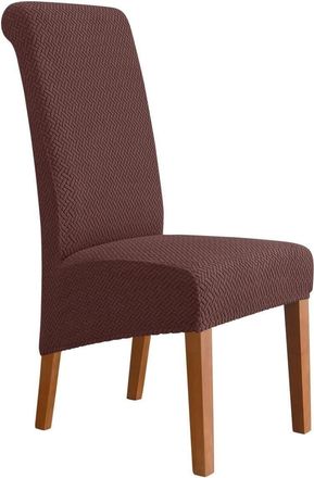 Generic Stretch Bezug Universell Für Esszimmerstühle, Fleece & Jacquard Stuhlhussen Abnehmbar & Waschbar Für Hochstuhl, Clubsessel, Bankett & Hochzeitsdeko(Co