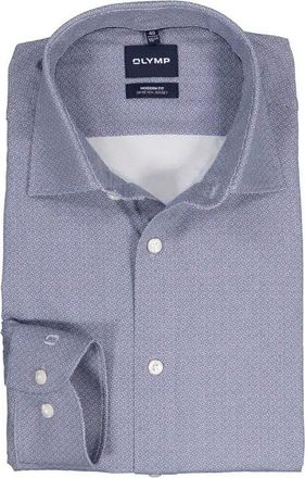 Olymp Herren Hemden blau Jersey