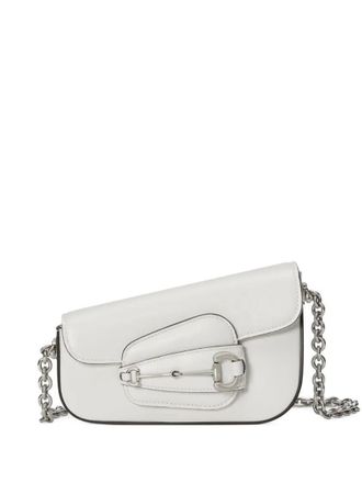 Gucci Hobo Bags - White Calf Leather Shoulder Bag - Gr. unisize - in Wei&szlig; - f&uuml;r Damen
