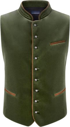 Stockerpoint Ricardo Herren Trachtenweste, Moosgrün, 56