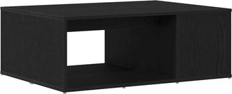 vidaXL Vidaxl - Couchtisch Schwarz Eiche 90x67x33 cm Holzwerkstoff