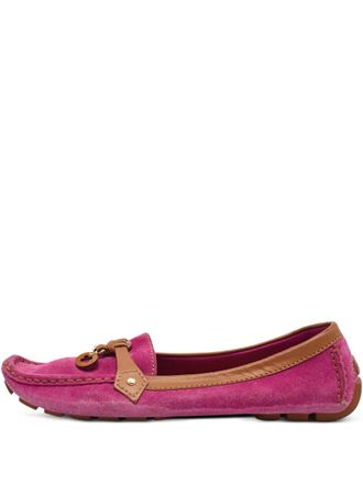 Louis Vuitton mocassins en daim - Rose