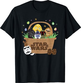 Star Wars Classic Characters Easter Eggs Basket Funny Spring T-Shirt