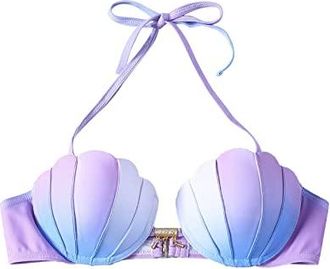 Generic Haut De Maillot De Bain Femme Sexy Push Up Hauts De Bikini Bretelles El&eacute;gant Classics Col en V Hauts De Maillots Soutien Gorge Amovible Swimsuit Tops 