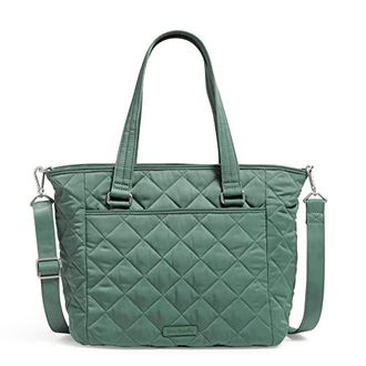 Vera Bradley Performance Twill Multi-Strap Shoulder Satchel Purse, Sac à Main Femme, Feuille dolivier, Taille Unique