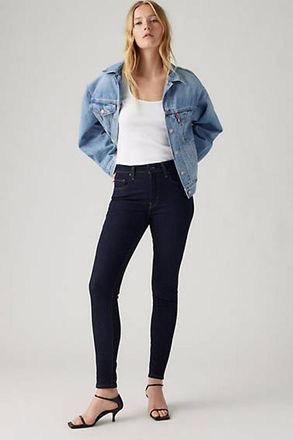 Levi's 721 Skinny Jeans mit hohem Bund - Damen - Blau / Blau
