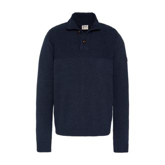 Schott NYC Schott Nyc, Herren, Strickwaren, Blau, SGr&ouml;&szlig;e