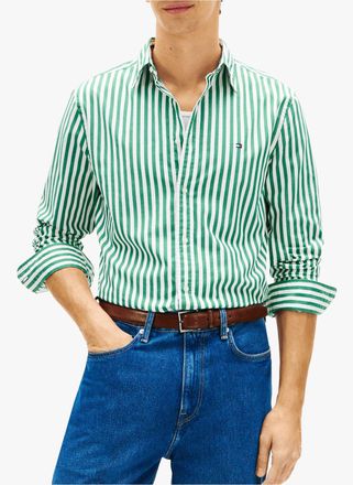 Tommy Hilfiger Chemise &agrave; rayures en coton